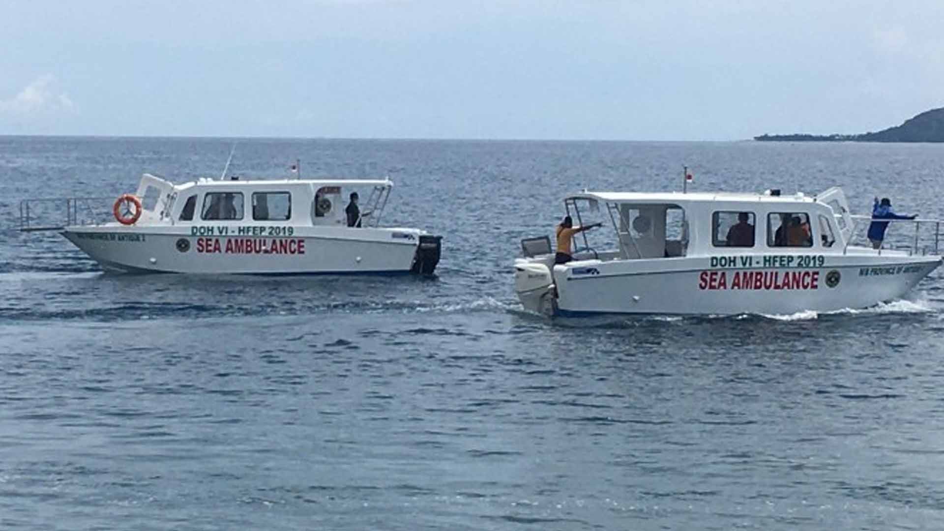DOH Provides 4 Antique Hospitals With Sea Ambulance | PAGEONE