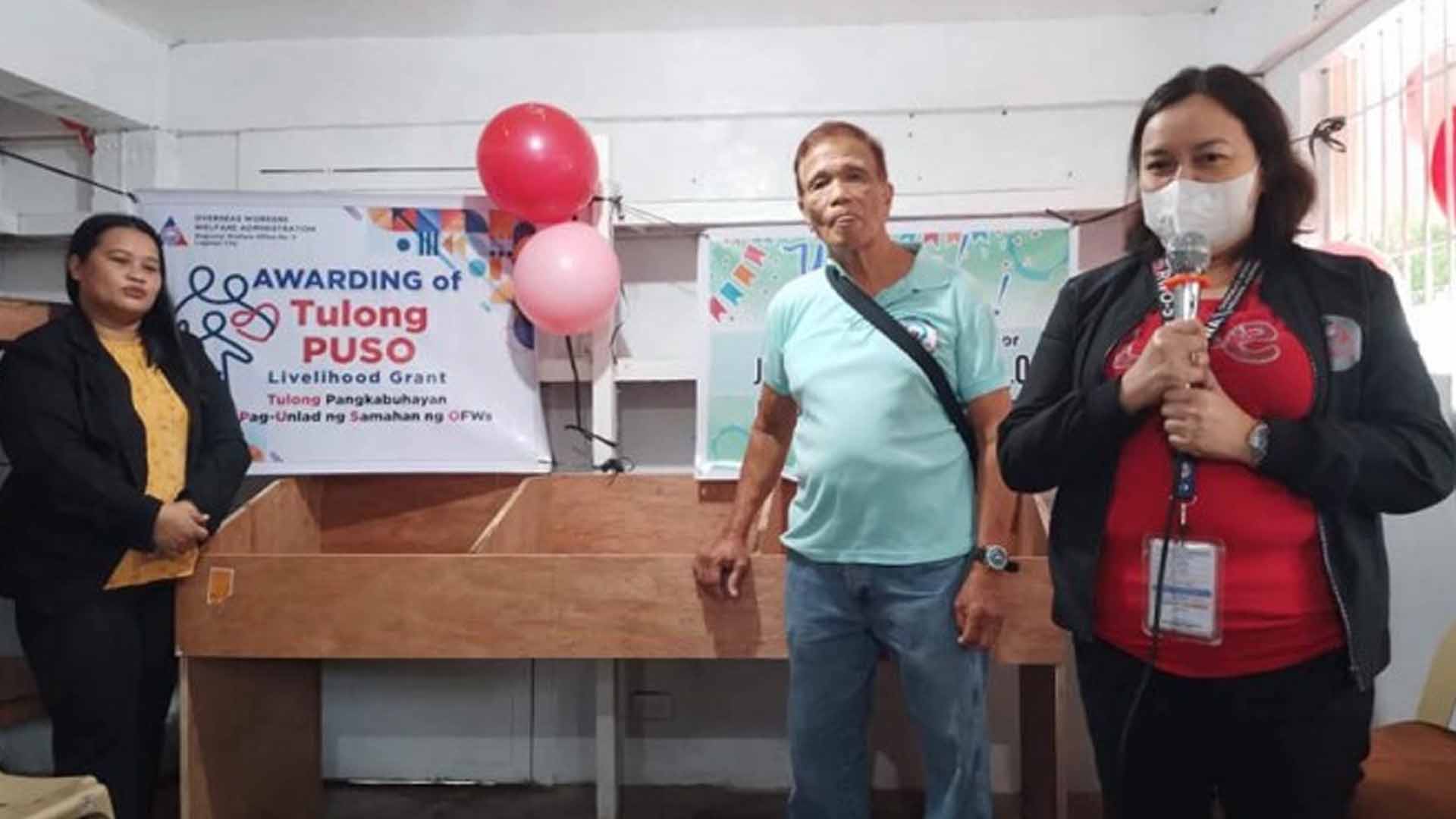 OWWA Gives Php4.1 Million Livelihood Grants To 7 OFW Groups In Bicol ...
