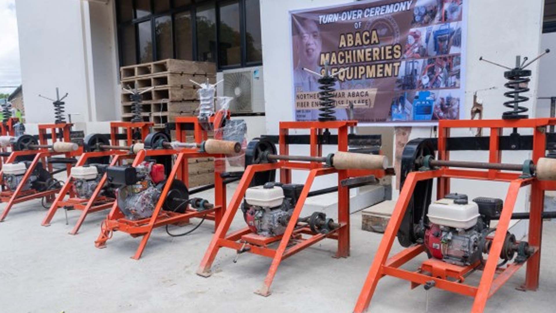 Northern Samar Abaca Farmers Get New Machinery | PAGEONE